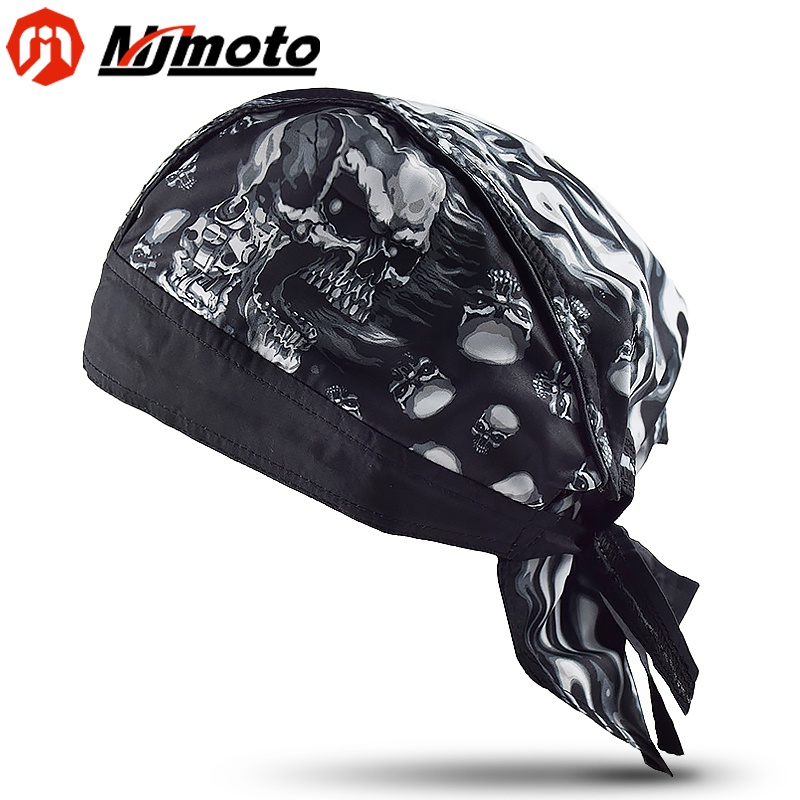 Harley Retro Cycling Bandana Skull Pirate Caps Bicycle Breathable ...