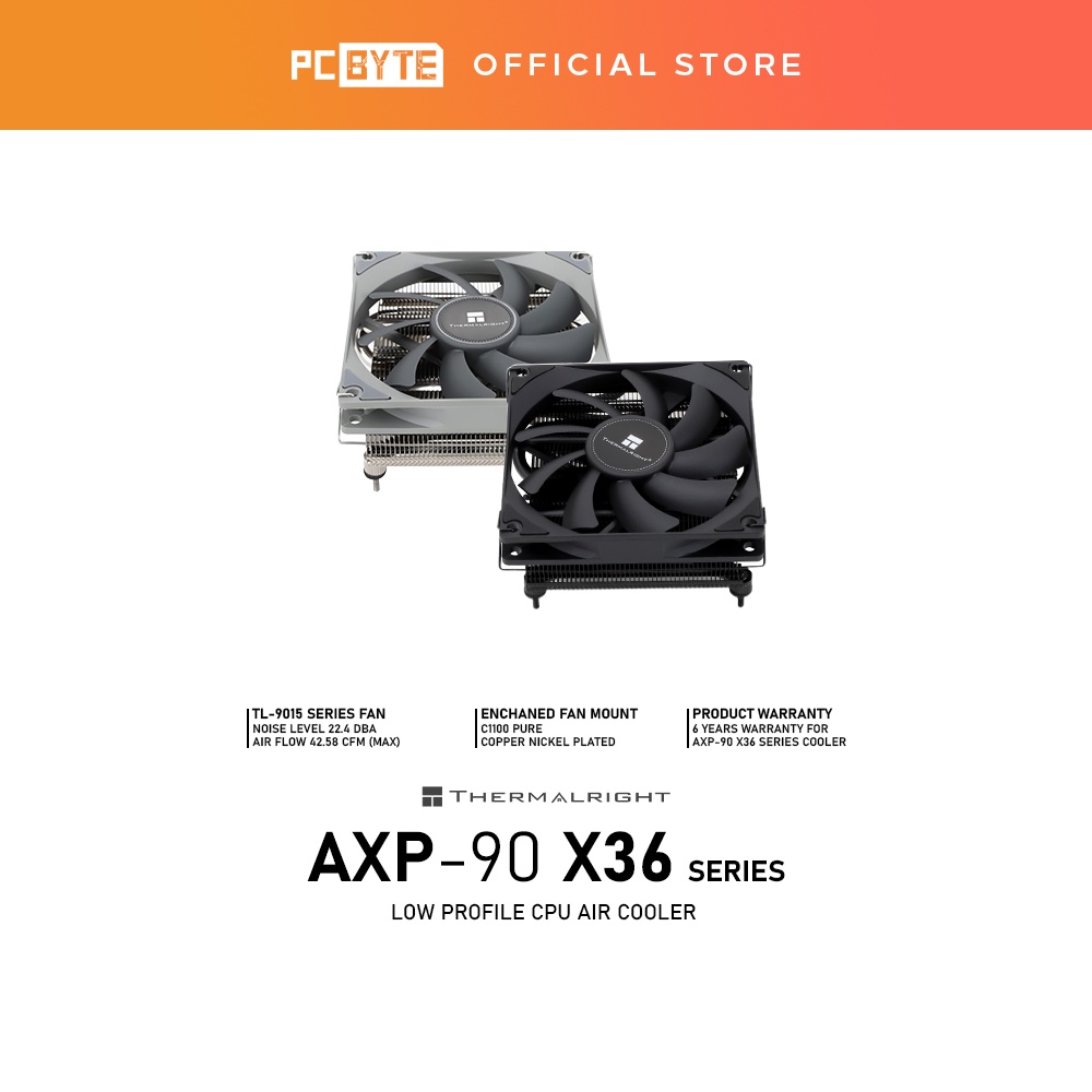 Thermalright AXP 90-X36 Series 36mm Low-Profile CPU Air Cooler - (AXP ...
