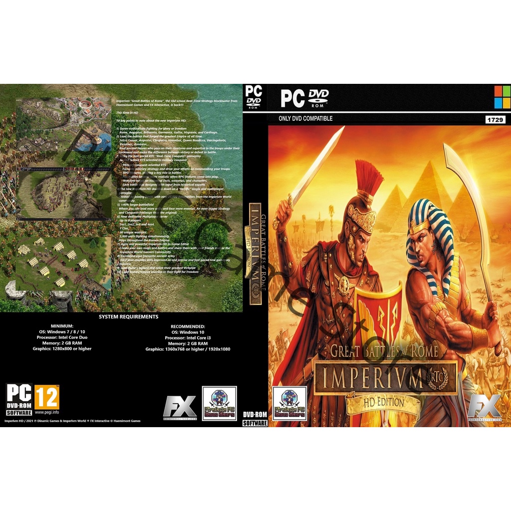 (PC DVD) Imperivm RTC HD Edition - “Great Battles of Rome” | Shopee ...