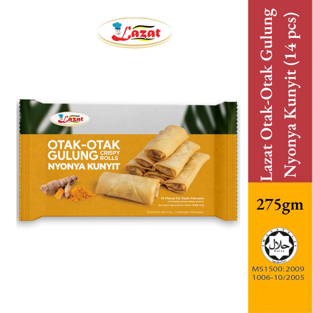 Lazat Otak - Otak Gulung Crispy Rolls - Nyonya Kunyit (12pcs/275g ...