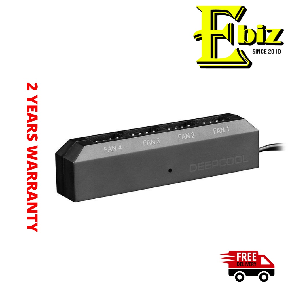 DEEPCOOL FH-04 PWM 4-Port Fan Hub (Support 3pin / 4pin Fans) | Shopee ...
