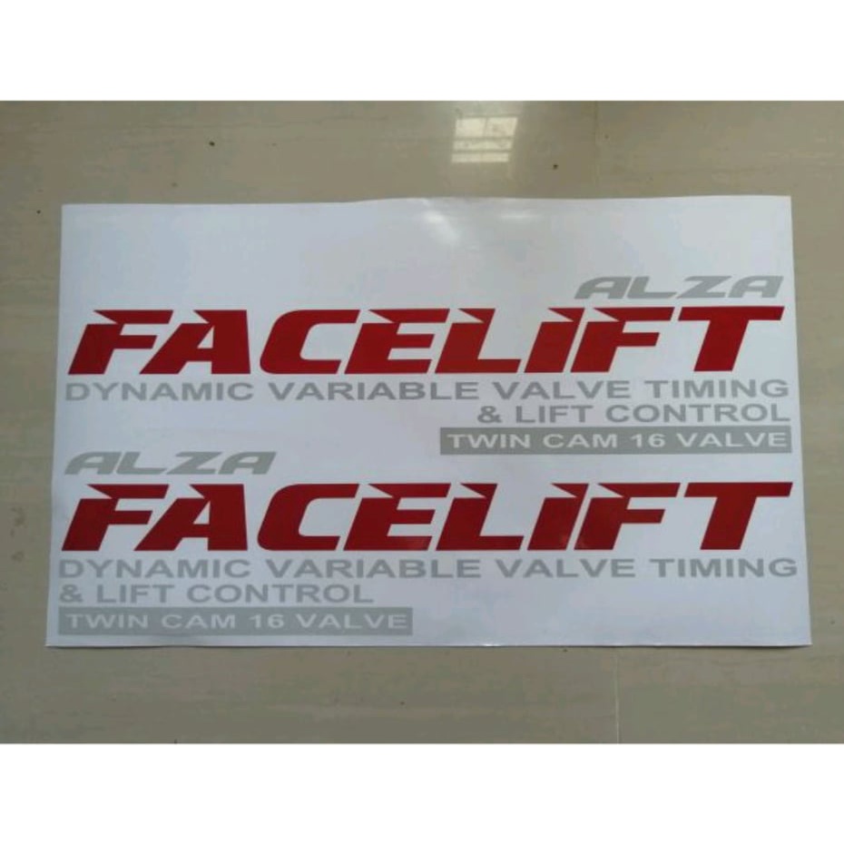 Sticker Alza Facelift Sticker Dvvt Tepi Pintu | Shopee Malaysia