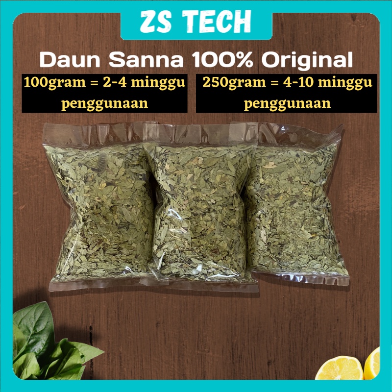 Teh Senna Daun Sanna 100% Original Detox Slimming Sena Tea Herba Ubat ...