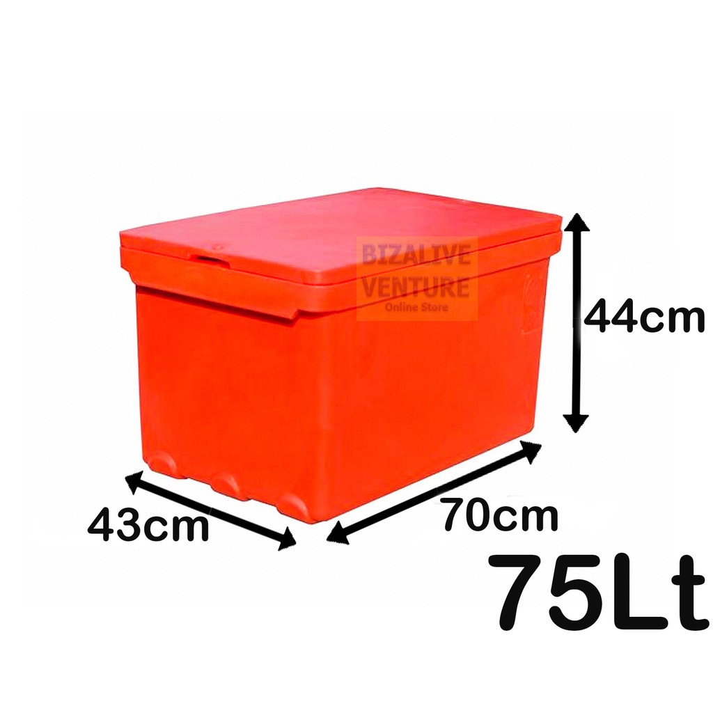 75Lt Heavy Duty Insulated Ice Box | Fish Box | Picnic box | Cooler Box ...