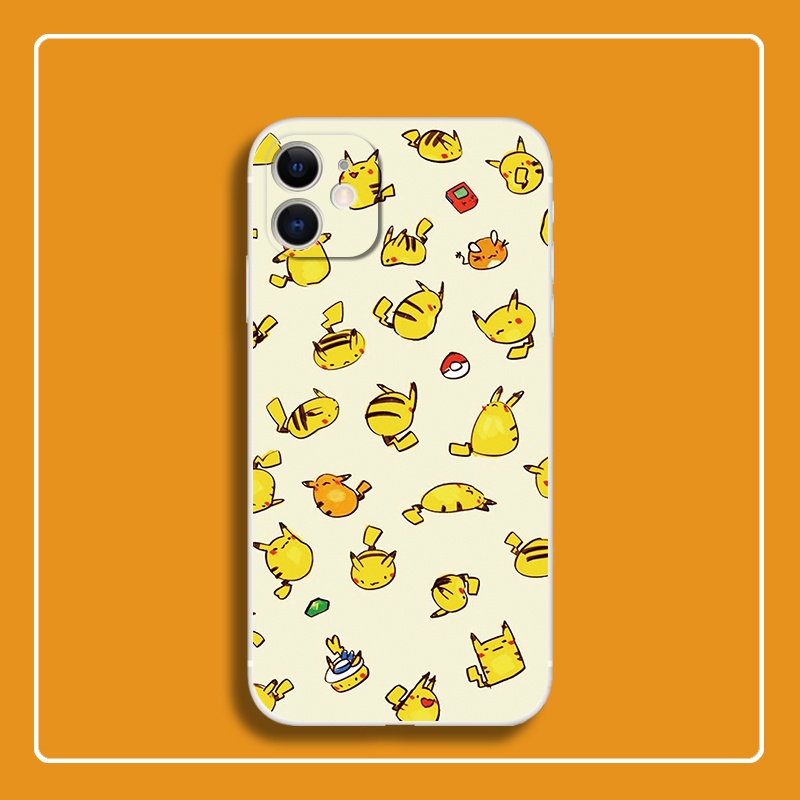 Cute Cartoon Pikachu iPhone 13 14 Pro Max 12 mini 11 Pro Xs Max XR SE2 ...