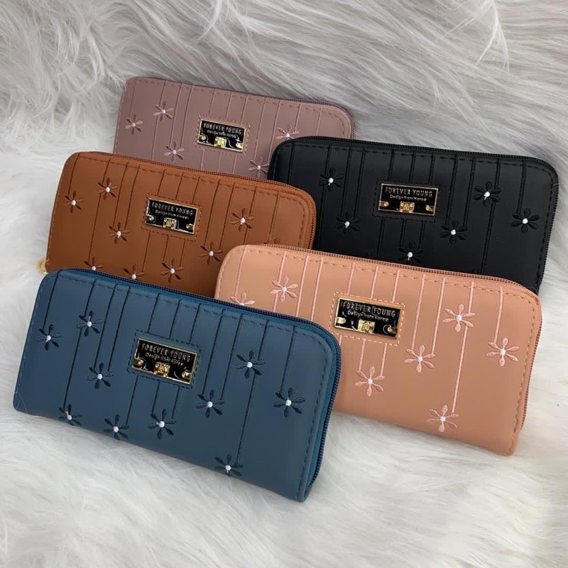 Forever Young Dompet flower Design Lady's wallet(2252) | Shopee Malaysia