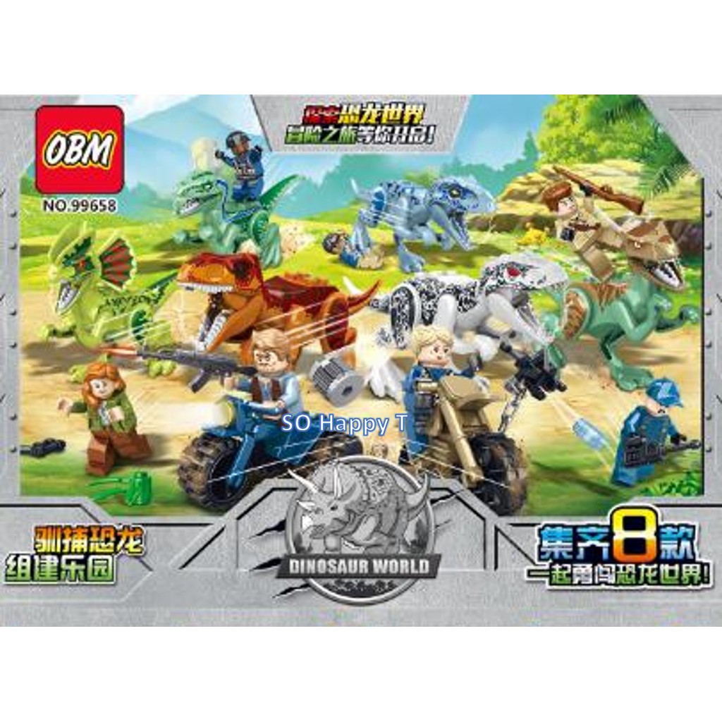 Dinosaur World Building Block Set (8 boxes) | Shopee Malaysia