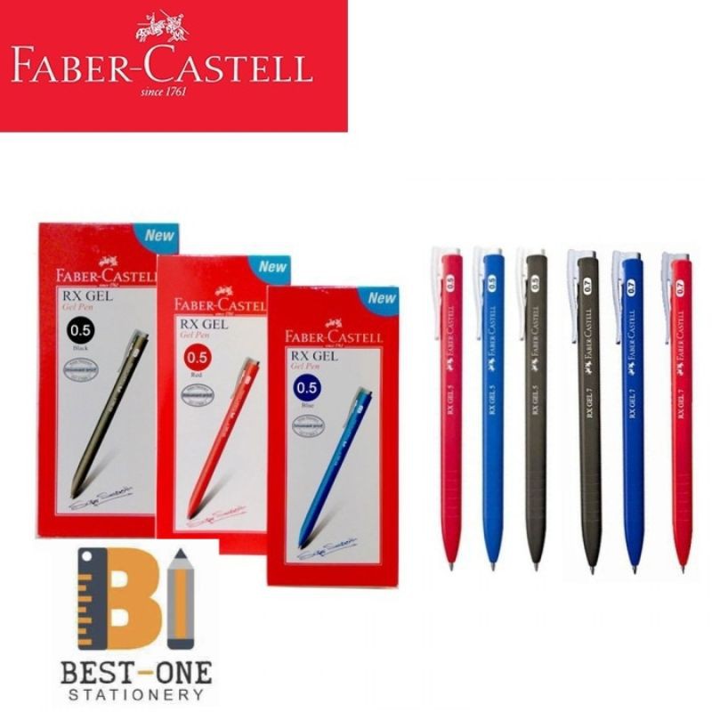 Faber-Castell RX Gel pen 0.5/0.7(Box of 10) | Shopee Malaysia