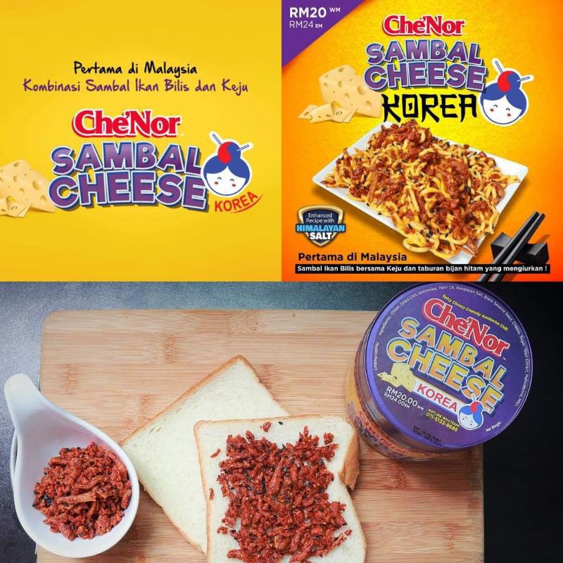 Che Nor Ready To Eat Pelbagai Sambal || Cheese || Udang || Spicy ...