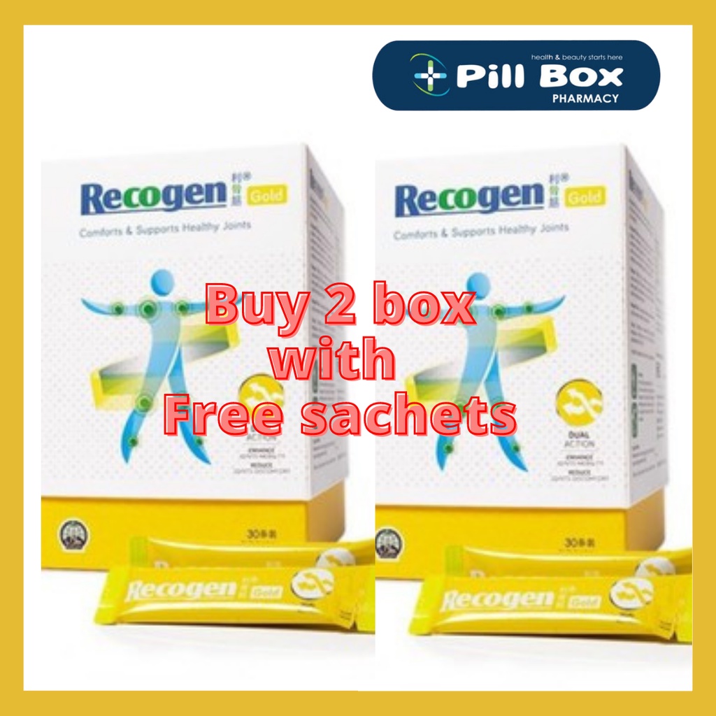 RECOGEN GOLD / CALCIUM PLUS (promotion BUY 2 BOX FREE extra 5 RECOGEN ...
