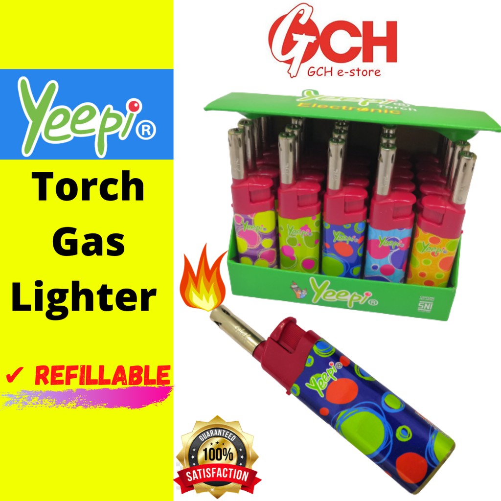 🔥Yeepi Torch Lighter / Refillable Gas Lighter / 5100 Electronic Torch ...