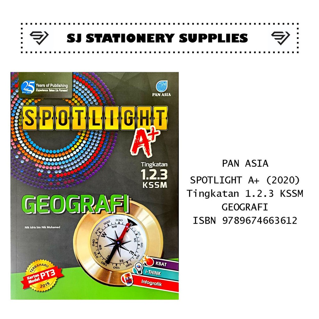 PAN ASIA SPOTLIGHT A+ 2019/2020 TINGKATAN 1-3 KSSM | Shopee Malaysia