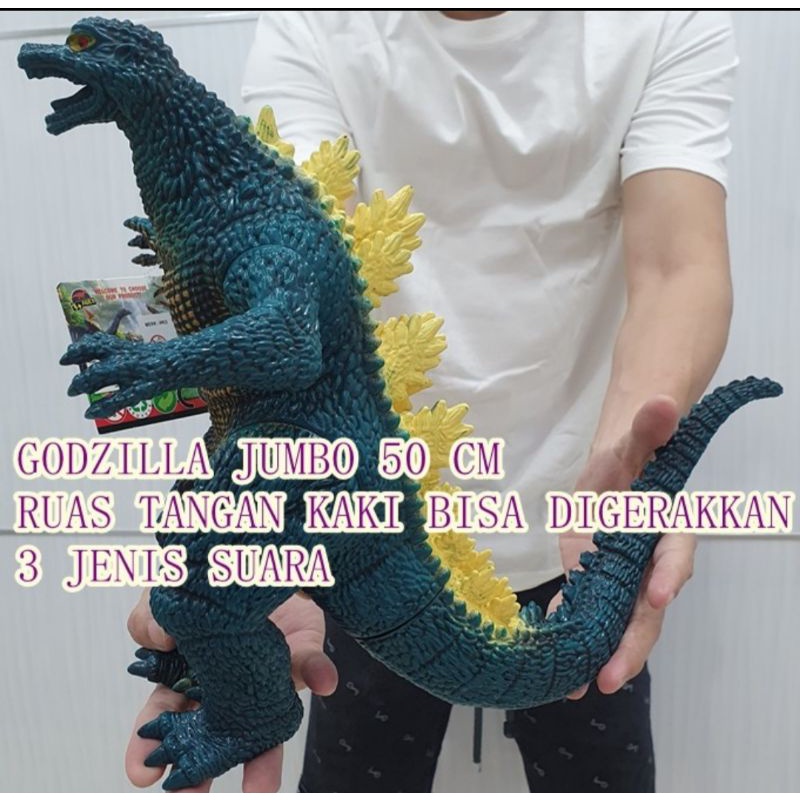 Big JUMBO GODZILLA ROBOT Dinosaur Toy 50cm Big GODZILLA Dinosaur Sound ...