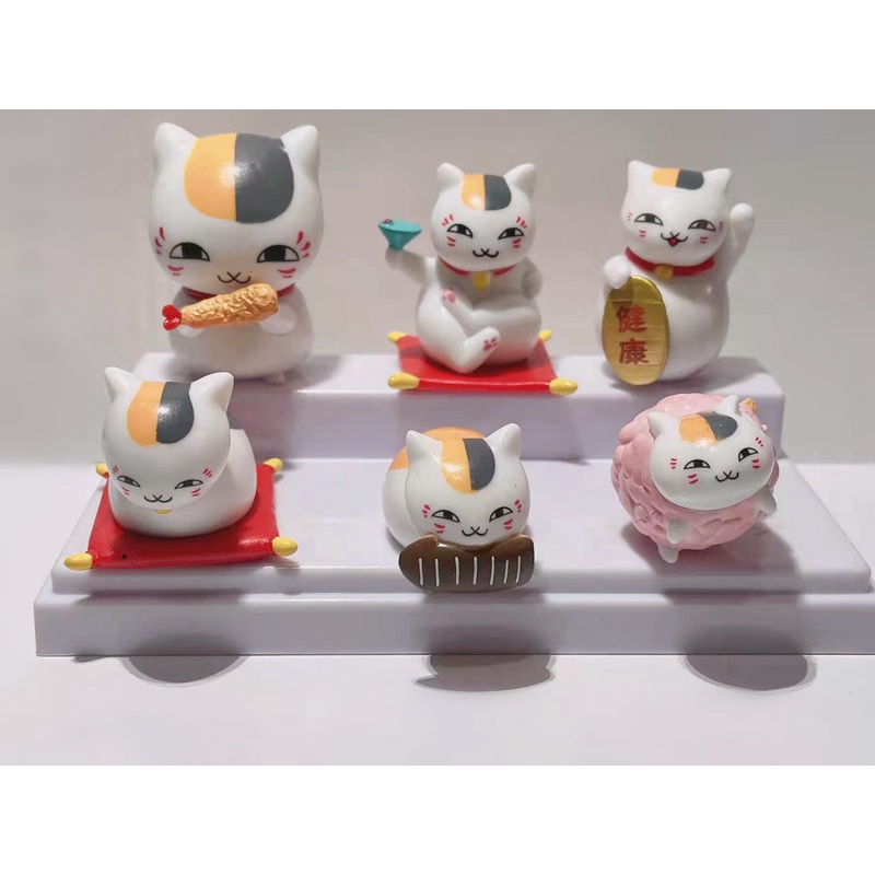 6pcs/set Japanese Anime Natsume Yuujinchou Nyanko Sensei Cat Teacher ...