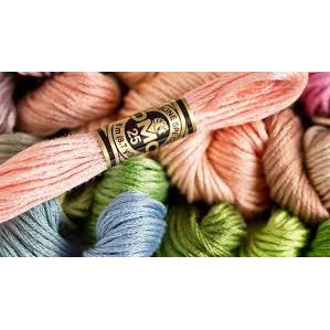 [563-733] DMC Art.117 Floss - Six-strand Cotton Embroidery Floss for ...