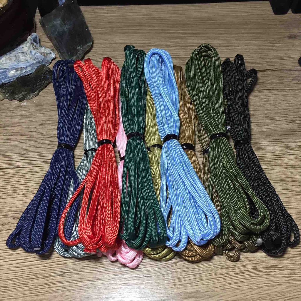 Veeds 3 meter (10 ft) Paracord 4mm thick Plain DIY Strings 5 inner ...