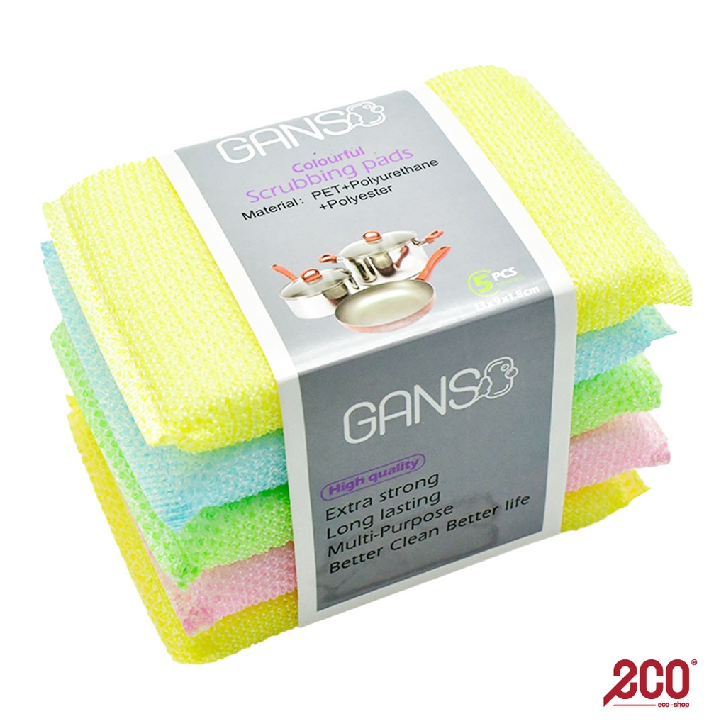 Ganso Scouring/Scrubbing Pads (5pcs/pack) - AD-L013-T02-10 - AD-L013 ...