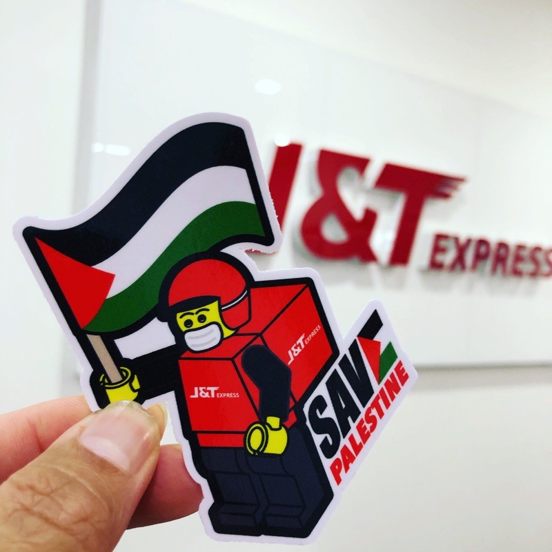 J&T Rider Save Palestine sticker G388 | Shopee Malaysia