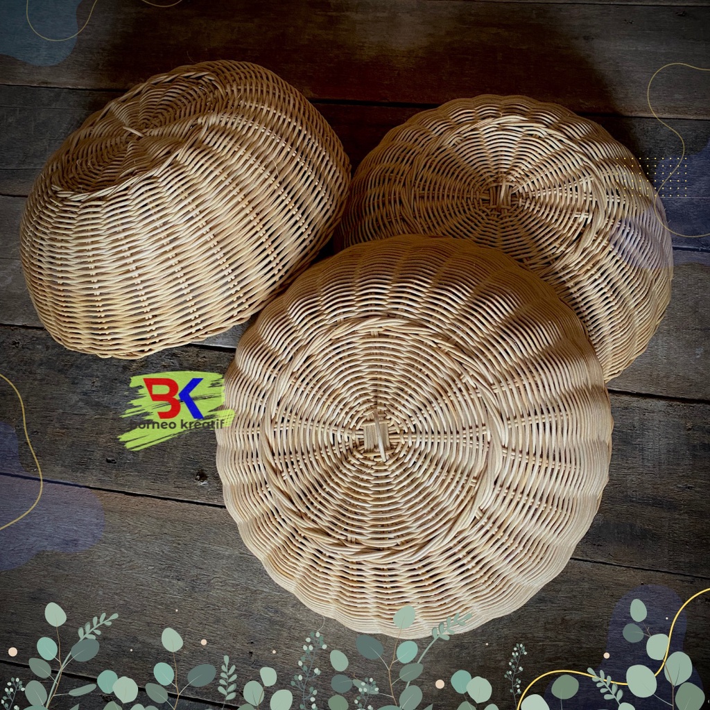 Small Rattan Serving Cover | Shopee Malaysia