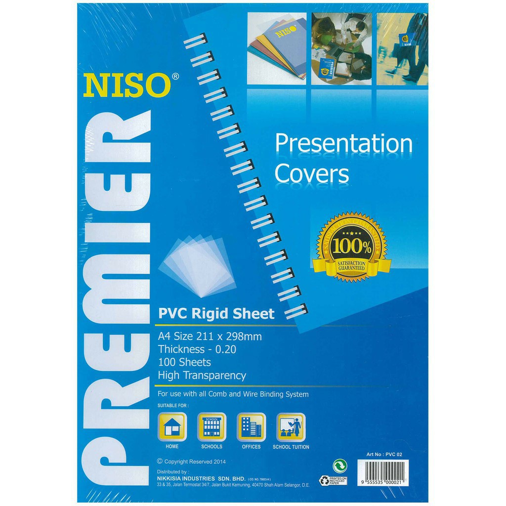 A4 PVC Rigit Sheets ( 100 sheets / Pack ) CLEAR | Shopee Malaysia