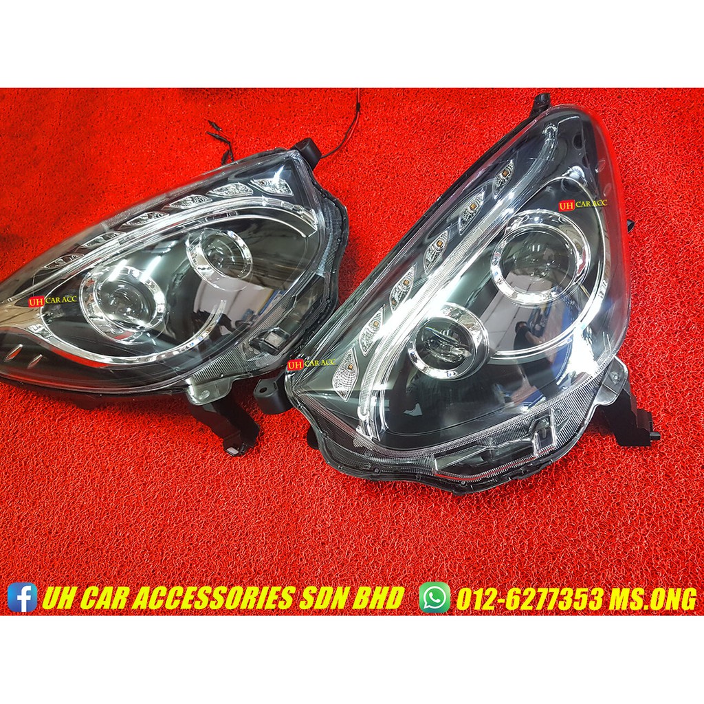 Perodua Myvi Lagi Best 2012-2015 LED Projector Daylight Headlamp Light ...