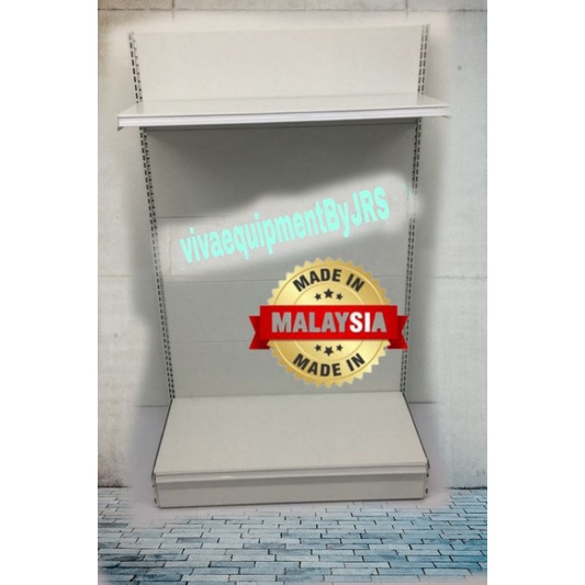 WALL GONDOLA 6'H x 3'L / DISPLAY RACK / SINGLE SIDE / RAK KEDAI RUNCIT ...