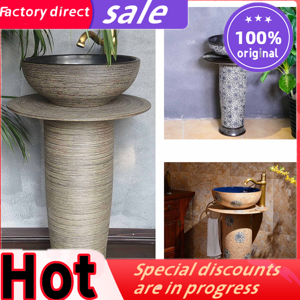 YS Outdoor Vertical Column Washbasin Bathroom Wash Basin Outdoor ...