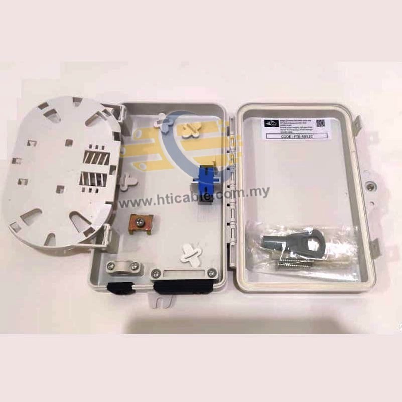 2 Port TM-Passed FTB Wall Mount Unifi / Fiber Termination Box ...