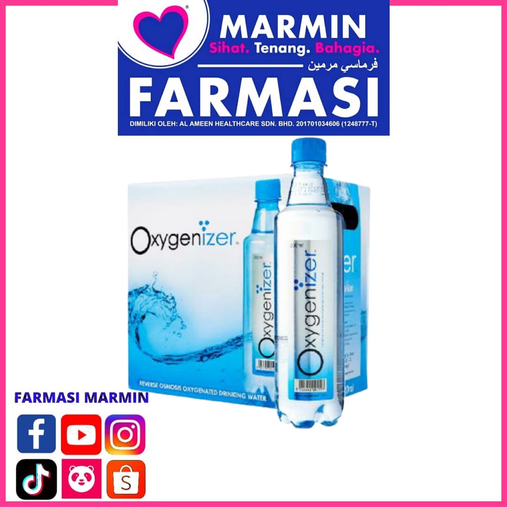ORIGINAL (OXGENIZER) OXYGENIZER DRINKING WATER 500ML - 1 CARTON (12 ...