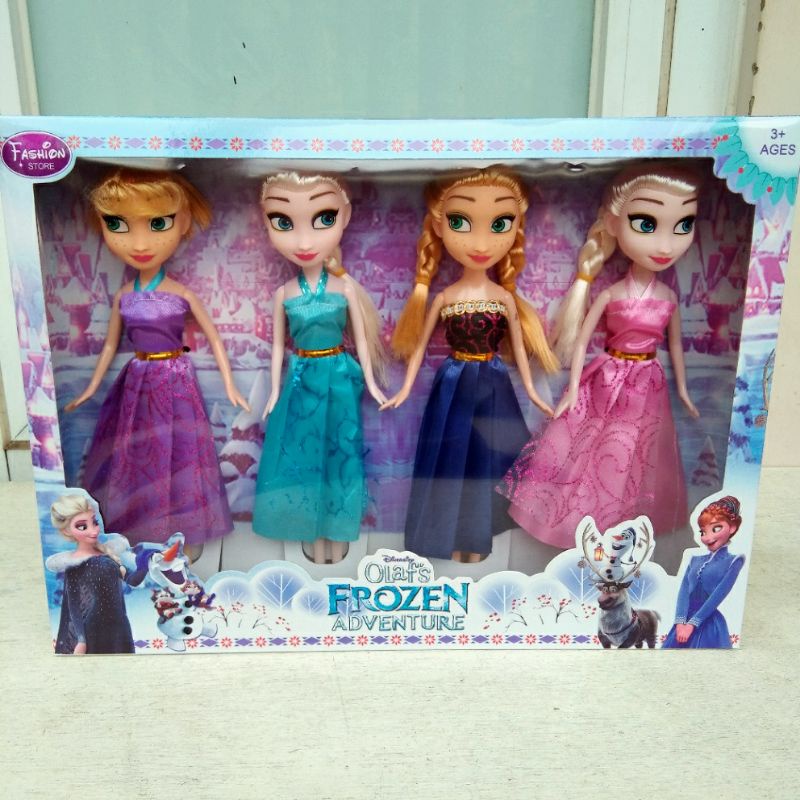 Princess Elsa Anna Cute Fashion Doll Toy | Shopee Malaysia