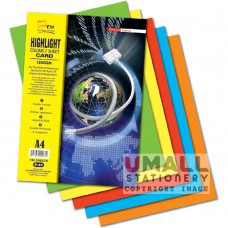 UNI HIGHLIGHT 2 SHEET CARD 120G A4-100'S (S-67) | Shopee Malaysia