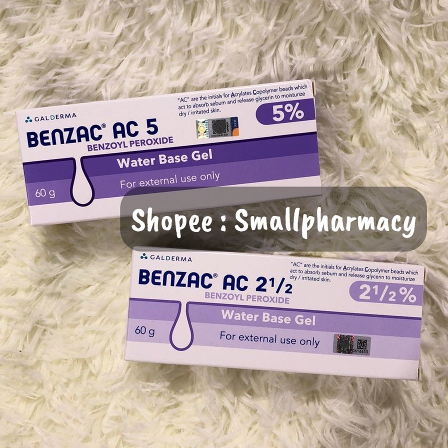 Benzac AC Gel 2.5% or 5% 60g | Shopee Malaysia