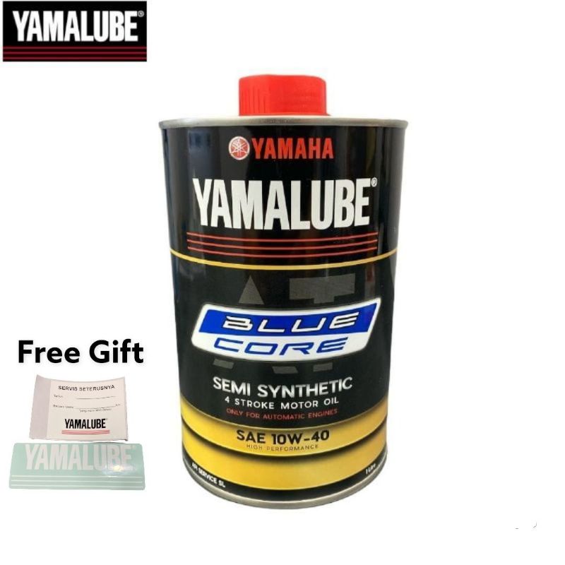 YAMALUBE BLUE CORE 10W-40 4AT SEMI SYNTHETIC ENGINE OIL [1L] | Shopee ...