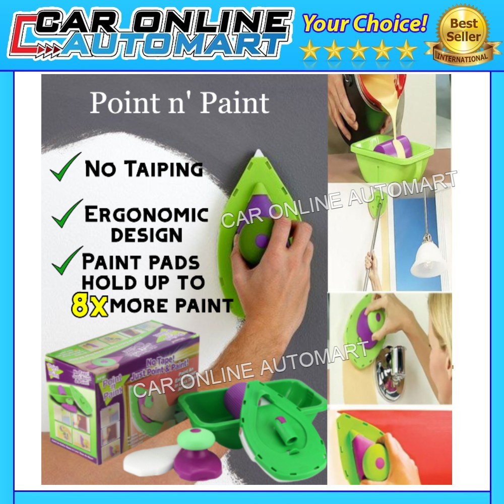 Point n Paint Full Set Wall Painting Roller Tools With 1Big&1Small ...