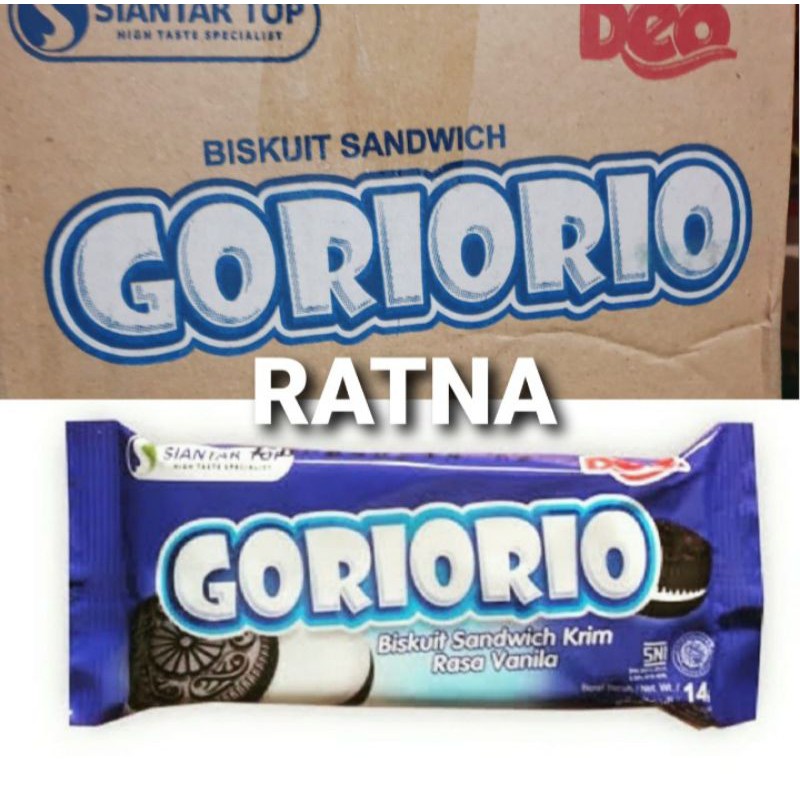 Gorio OREO By SIANTAR TOP Vanilla Cream Sandwich Biscuits (1 Pack ...