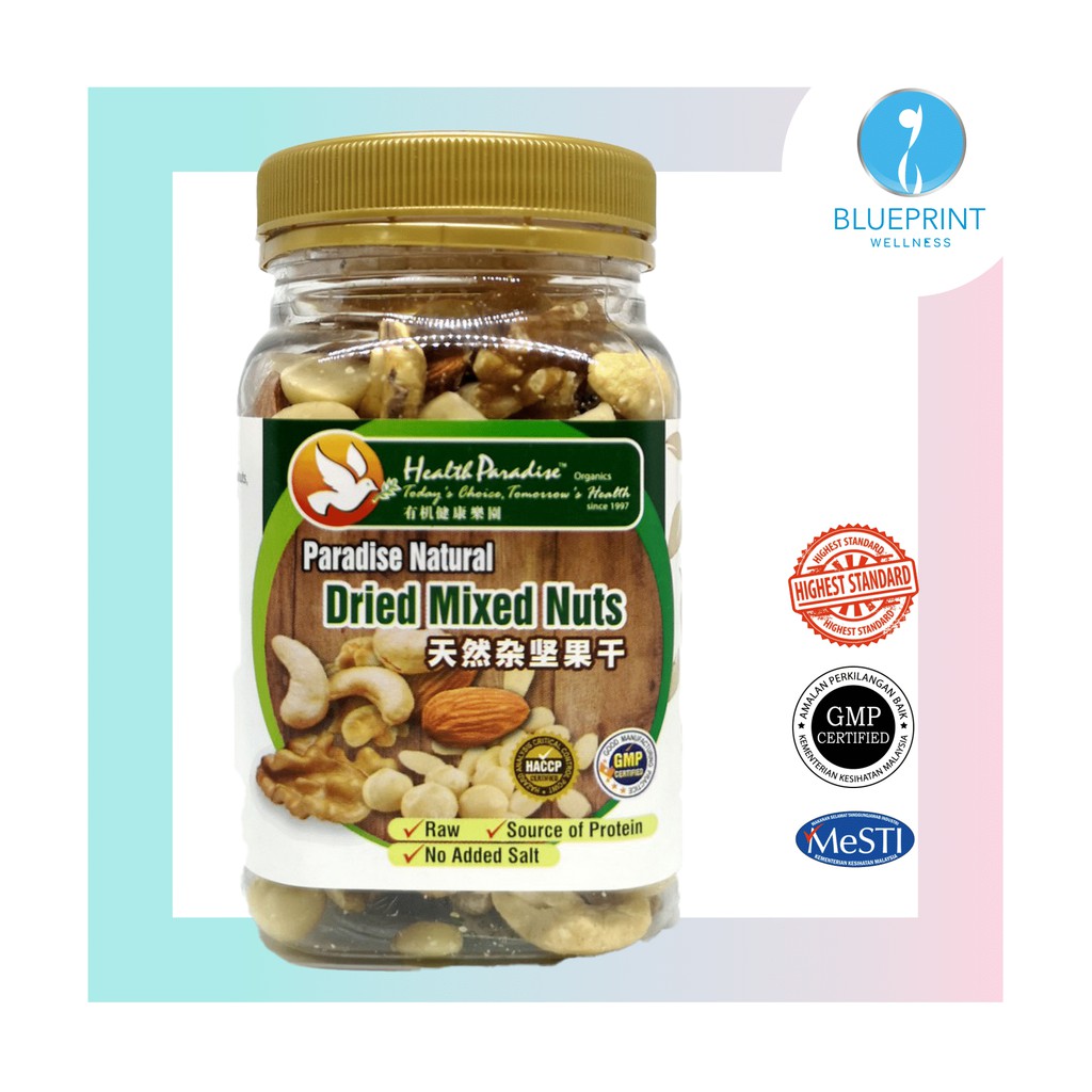 Health Paradise Natural Dried Mixed Nuts 180g | Shopee Malaysia