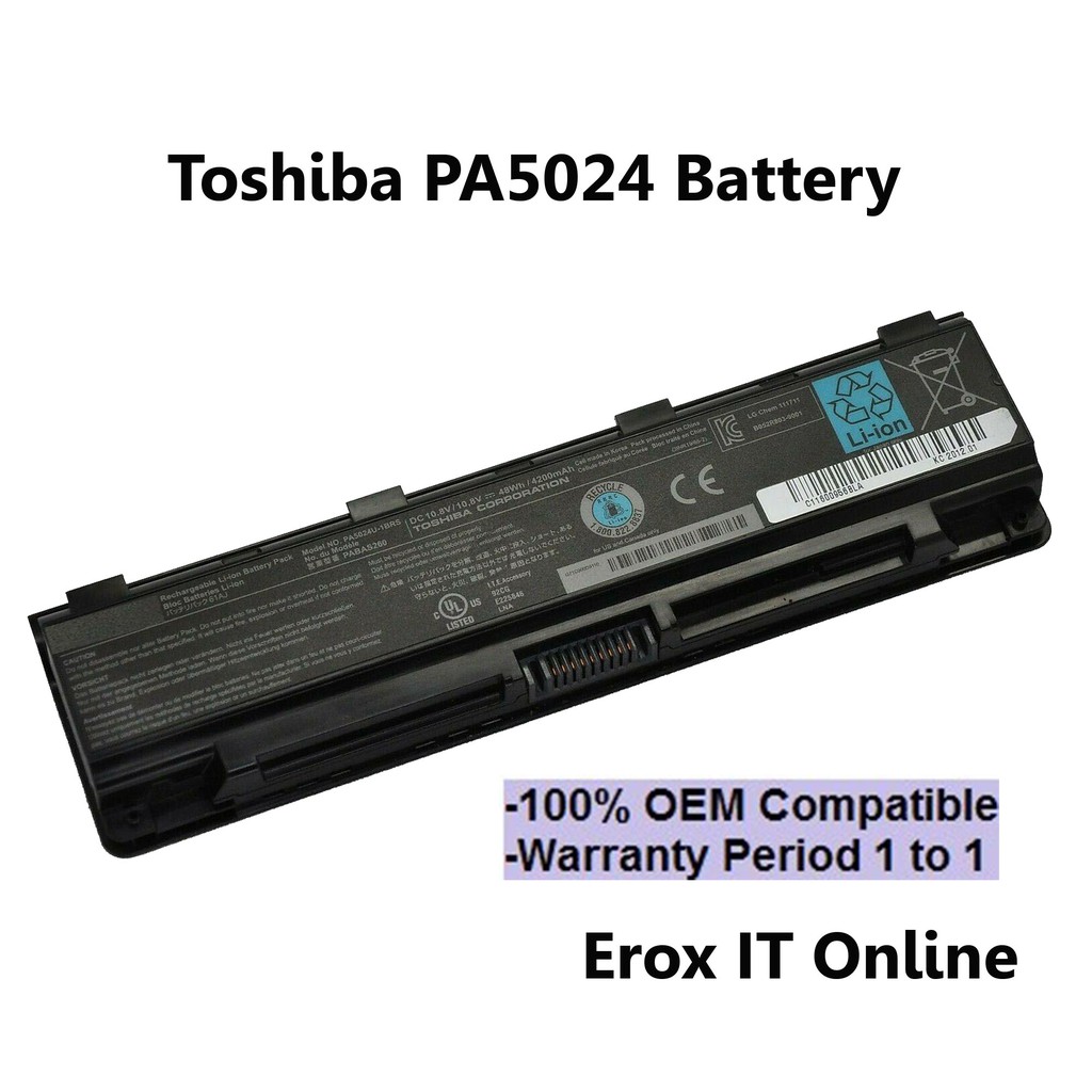 Toshiba 5024 PA5023U PA5024U PA5025U PA5026U PA5023 PA5024 PA5025 ...