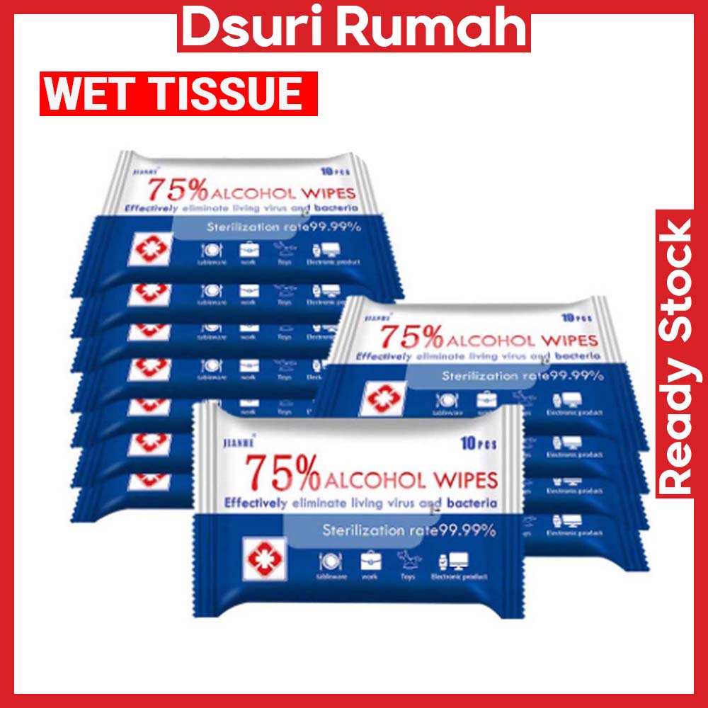 Wet Tissue Alcohol Wipes Wet Tissue Antibacterial Tisu Basah ...