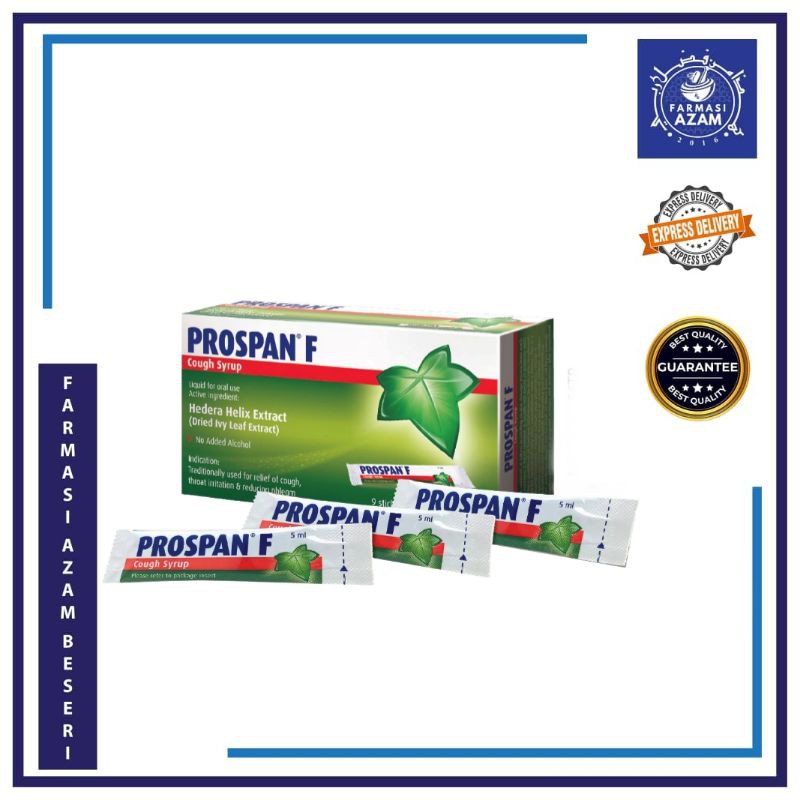 PROSPAN F COUGH SYRUP 9 sachet/box (exp 10/2021) | Shopee Malaysia