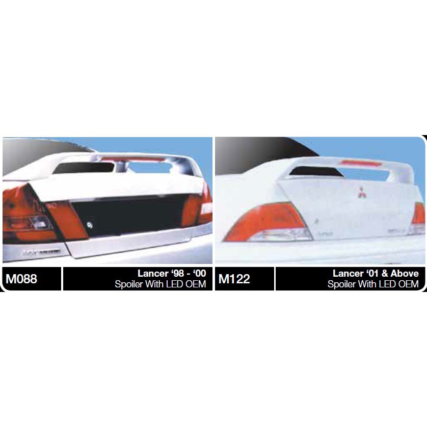 Mitsubishi lancer cs evo rear boot trunk ducktail lip spoiler 1998 1999 ...