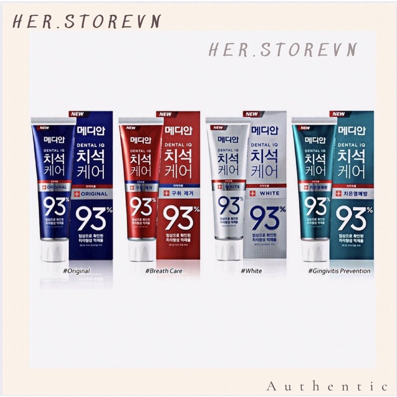 Median Dental IQ 93% Korean toothpaste 120g | Shopee Malaysia