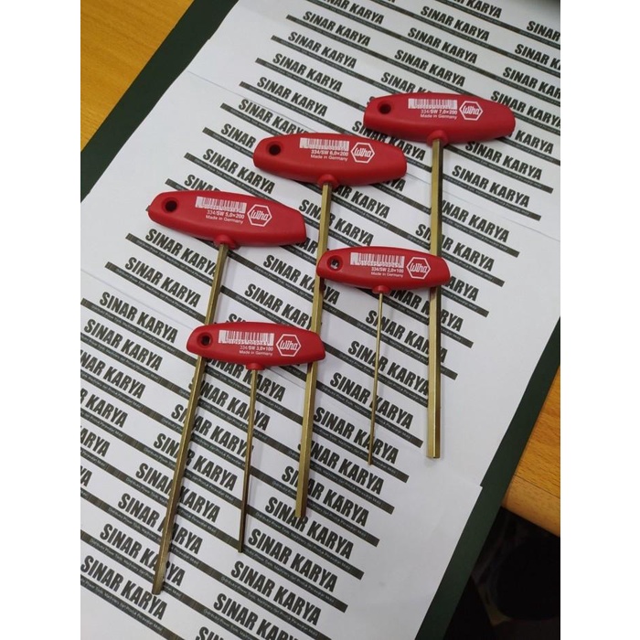 Key WIHA 334 L Key T Handle Hex Driver ORIGINAL Made in Germany Keys ...