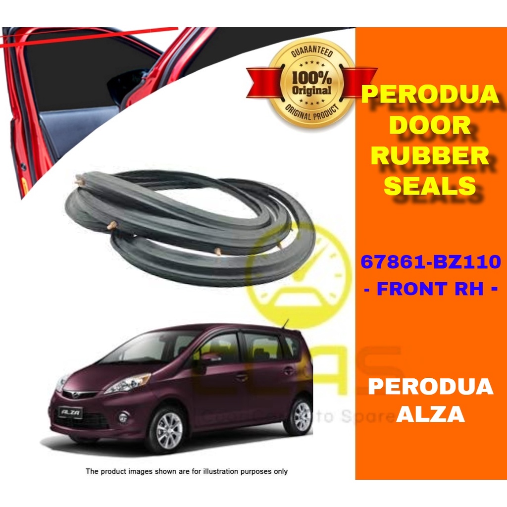 Perodua Alza Door Rubber Outer Weatherstrip- Getah Pintu luar Kereta ...