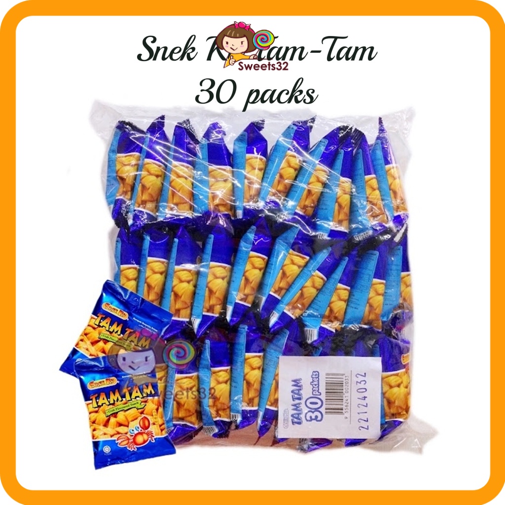 Tam Tam Snek Ku 30pack Crab Flavoured Snack | Shopee Malaysia