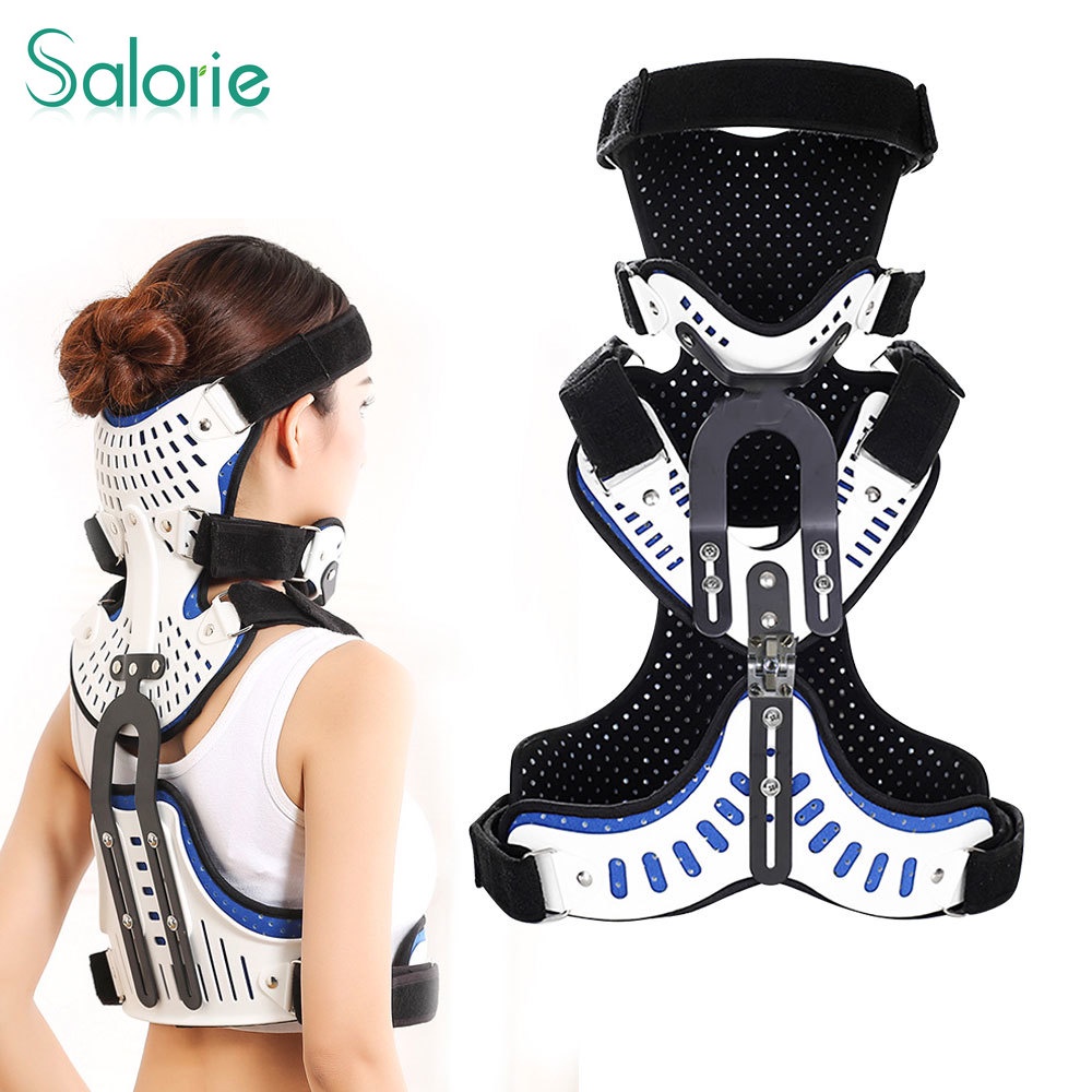 Salorie Posture Corrector Cervical Thoracic Orthosis Adjustable Head ...