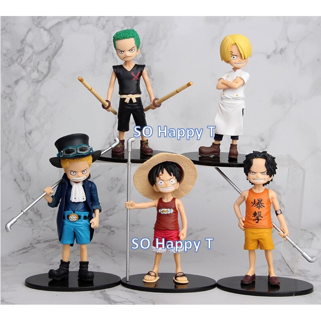 Anime One Piece Cake Topper / Figurine Set (5 pcs) | Shopee Malaysia