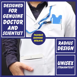 LAB COAT UNISEX READY STOCK BAJU MAKMAL BORONG MURAH BAJU KOT JUBAH ...