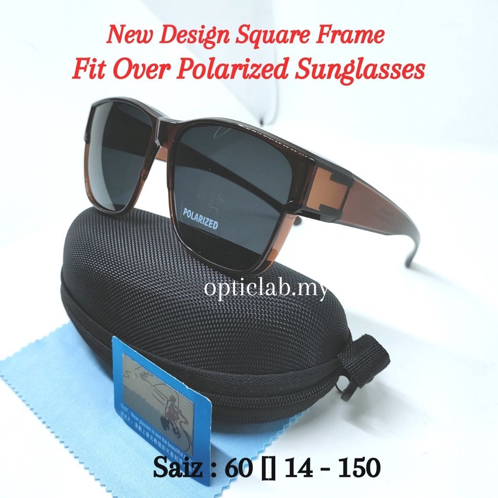 New design square polarized fit over unisex summer fit over reduce ...