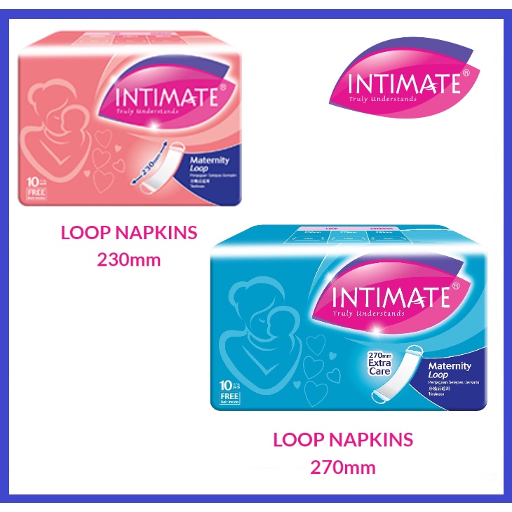 Intimate Maternity Loop 230mm/270mm Tuala Bersalin Pakai Buang Bertali ...