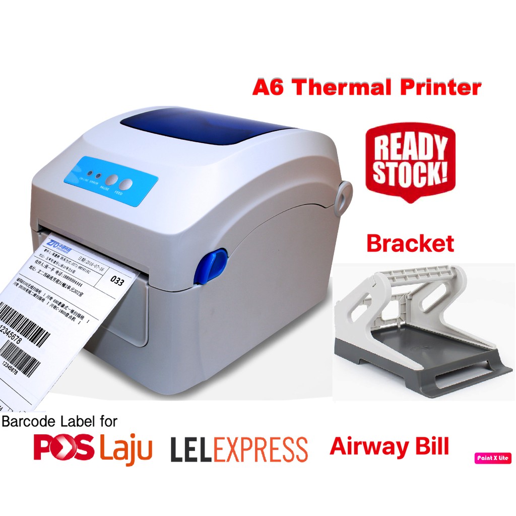 Airway A6 Thermal Printer for ecommerce Shipping Logistics | Shopee ...